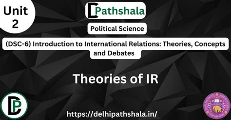 International Relations Theories And Approaches Delhi Pathshala
