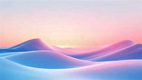 A Smooth Transition From Blue To Pink Tones For A Calming Visual Appeal Stock Illustration