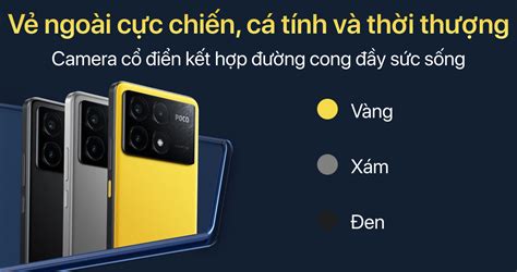 Xiaomi Poco X6 Pro giá giảm thẳng 1 5 triệu độc quyền