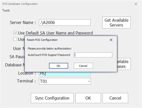 Pos Pos FNB How To Create New Database For POS F B System With Existing Database Attached