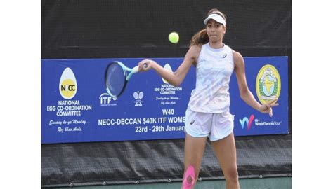 Raina Thandi In Round Two Of 22nd Edition Of Necc Deccan Itf 40000