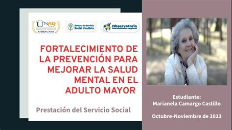 Salud Mental Adulto Mayor
