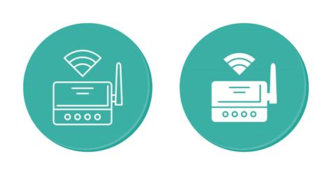 Wifi Router Vector Icon Vector Art At Vecteezy