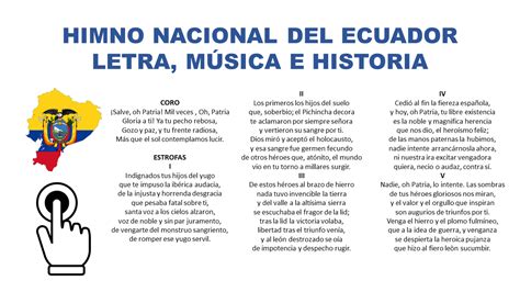 Himno Nacional del Ecuador Letra Completa Música e Historia Ecuador