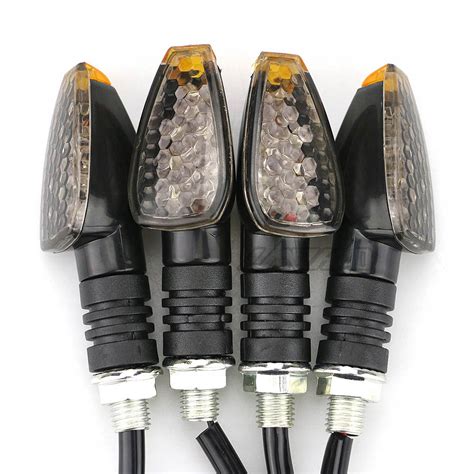 Kierunkowskazy Motocyklowe Czarne Dymione Led Za Pln