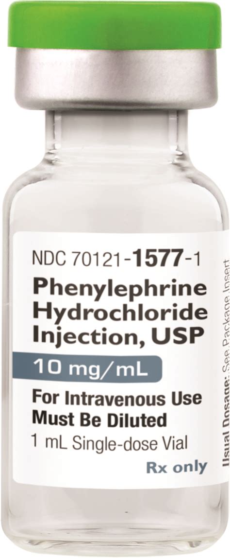 Phenylephrine Hcl 10mg 25x1ml Sdv 123942