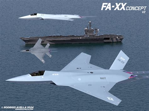 Rodrigo Avella Fa Xx V2 Sixth Generation Fighter Concept