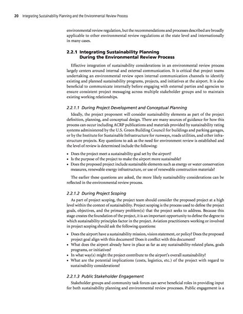 Chapter 2 How To Integrate Sustainability Planning Into The