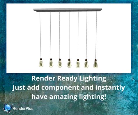 Download Our New Render Ready Kitchen Pendant Light From The Sketchup