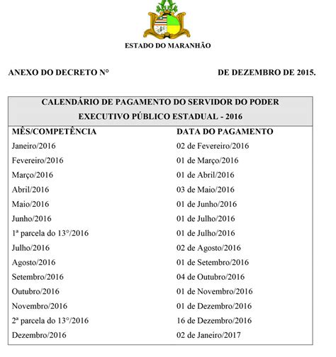 Sai a tabela de pagamento do servidor do Estado de 2016 Gilberto Léda