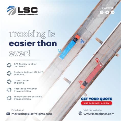 Lsc Freights And Logistics Llc On Linkedin Logistics Shipping Gps