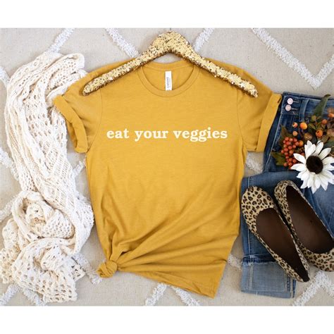 Eat Your Veggies Tshirt Eat Your Veggies Shirt Womens Tshirt Mens
