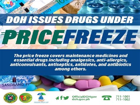 DOH Naglabas Ng Listahan Ng Mga Gamot Na Isinailalim Sa Price Freeze