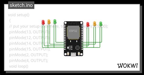 528 Thirumal Trafficlight Wokwi ESP32 STM32 Arduino Simulator