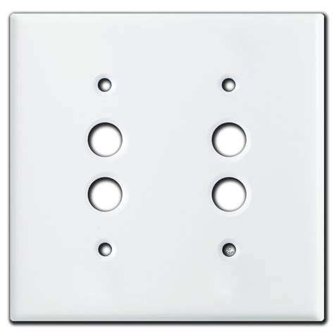 2 Push Button Plate Covers Dark Bronze Kyle Switch Plates