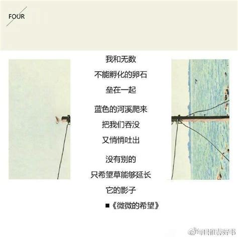 顾城的九首小诗轻盈剔透飘渺纯真