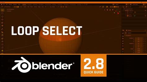 Loop Select Direction Blender 2 8 Youtube