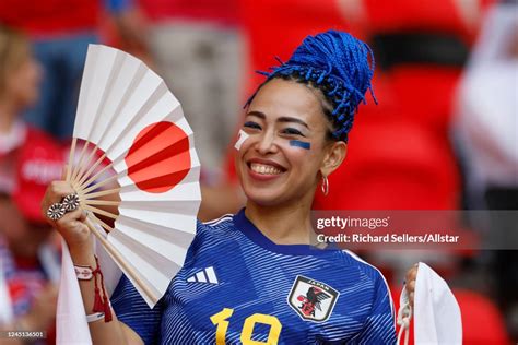 Japanese Football Fan Before The Fifa World Cup Qatar 2022 Group E