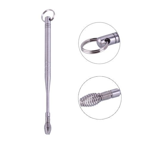 1pcs Reusable Spring Stainless Steel Ear Pick Wax Remover Cleaner