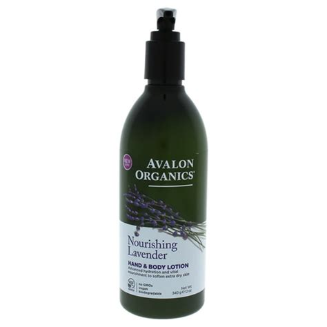 Avalon Organics Hand And Body Lotion Nourishing Lavender 12 Oz