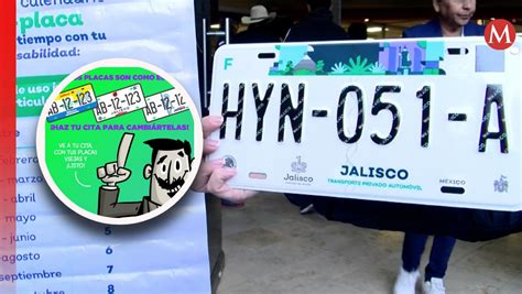 Nuevas placas en Jalisco en Paquetazo 3x1 cuáles se deben cambiar