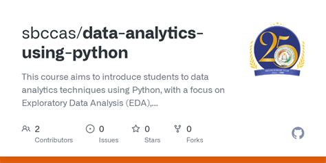 Data Analytics Using Pythonlicense At Main · Sbccasdata Analytics