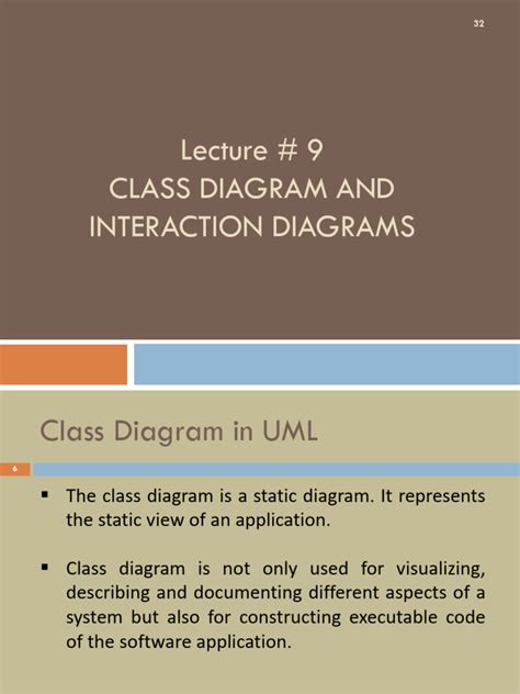Lecture 9 Class Diagram And Interaction Diagrams Pdf Class Computer Programming Use Case
