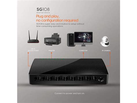 Tenda Sg108 8 Port Gigabit Desktop Switch Stacksocial