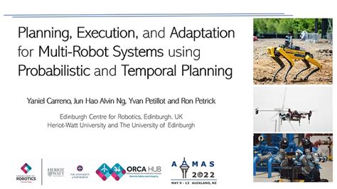 underline planning execution and adaptation for multi robot systems