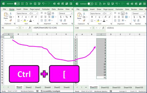 Ten Ways To Navigate Excel Sheets