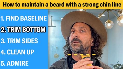 Watch How To Get A Perfect Chin Line For Your Beard 5 Step Tutorial Gq