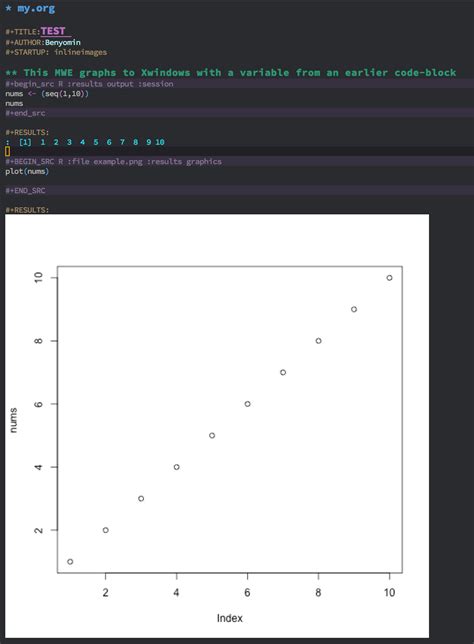Org Mode Reference A Variable In A 2nd Org Babel Code Block Emacs
