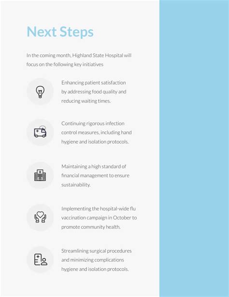 Monthly Patient Census Report Template Visme
