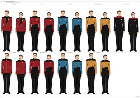 [timeline 2 3ap] Starfleet Uniforms 2366 2373 74 By Etccommand On