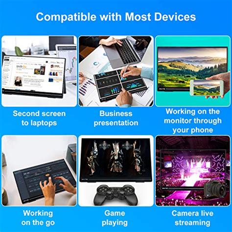 NIUTO Portable Touch Monitor Travel Screen Second Touchscreen External