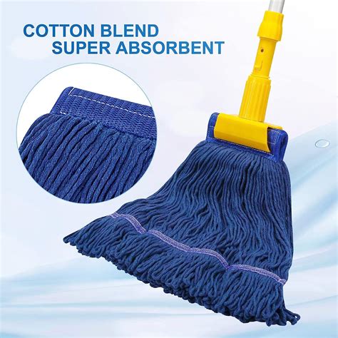 3 Packstring Cotton Mop Heads Rope Mop Heads Heavy Duty Commercial