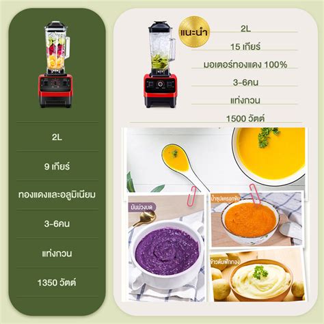 Haitar 2l Blenders เครื่องปั่นอเนกประสงค์ เครื่องปั่นน้ำผลไม้พลังสูง เครื่องปั่นผลไม้ สมูทตี้
