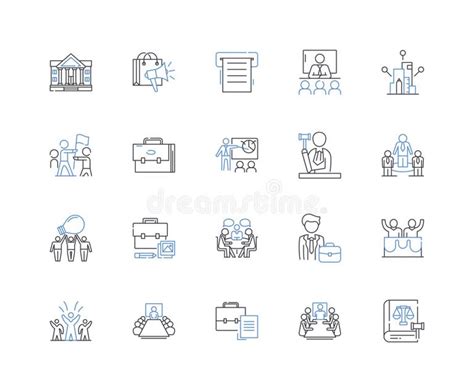 Commodity Trading Line Icons Collection Futures Commodities