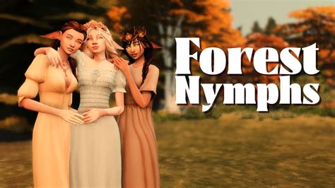 Forest Nymphs Character Speed Build Cc The Sims 4 Youtube