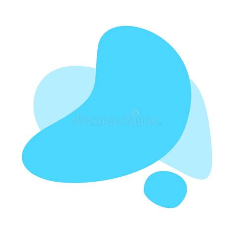 Blob Organic Shape For Copy Space Abstract Fluid Wave Shape For