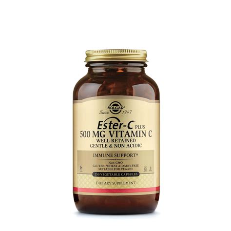 Solgar Ester C® Plus 500 Mg Vitamin C Vegetable Capsules Ester C
