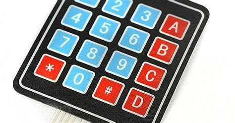 Keys X Matrix Membrane Type Keypad