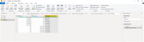 Solved Transform Dates With Different Formats In A Column