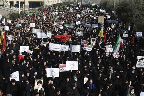 Iran Hard Liners Rally As New Protests Challenge Government The Times