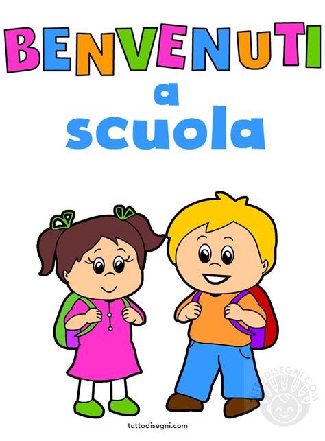 Cartello Per La Classe Benvenuti A Scuola TuttoDisegni
