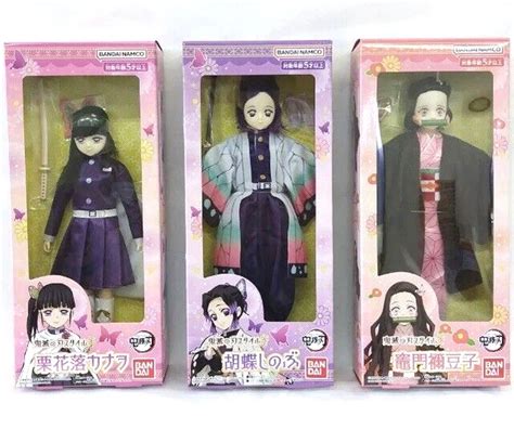 Demon Slayer Style Nezuko Shinobu Kocho And Kanao Puppenset Kimetsu Kein