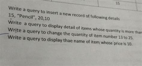 Write A Query To Insert A New Record Of StudyX