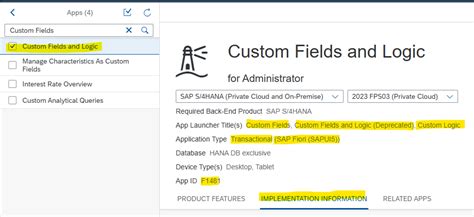 how to add and activate sap fiori apps using the custom fields and