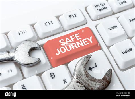 Text Caption Presenting Safe Journey Business Overview Blessing Bid
