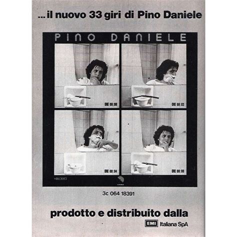Pino Daniele Italian 1979 Emi Promo Type Advert Album Release